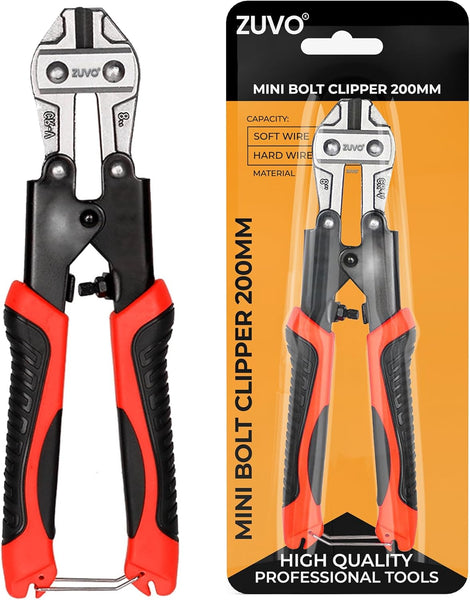 Zuvo 8-Inch Heavy-Duty Bolt Cutter – Compact, Durable Wire Cutter for ...